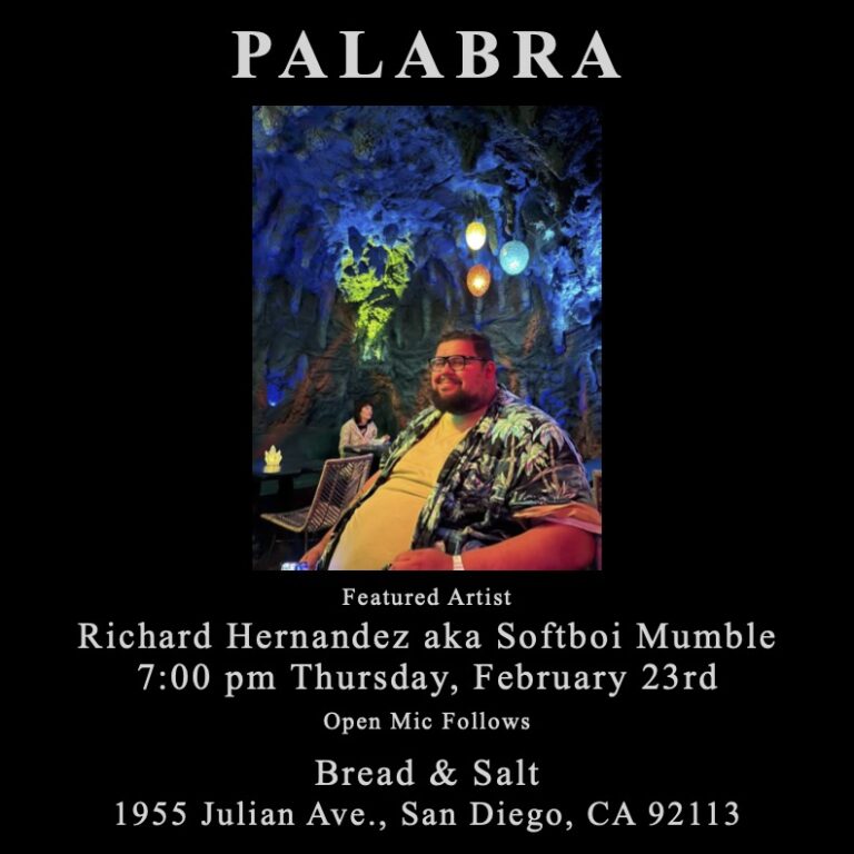 Richard Hernandez Features at Palabra! - Puna Press